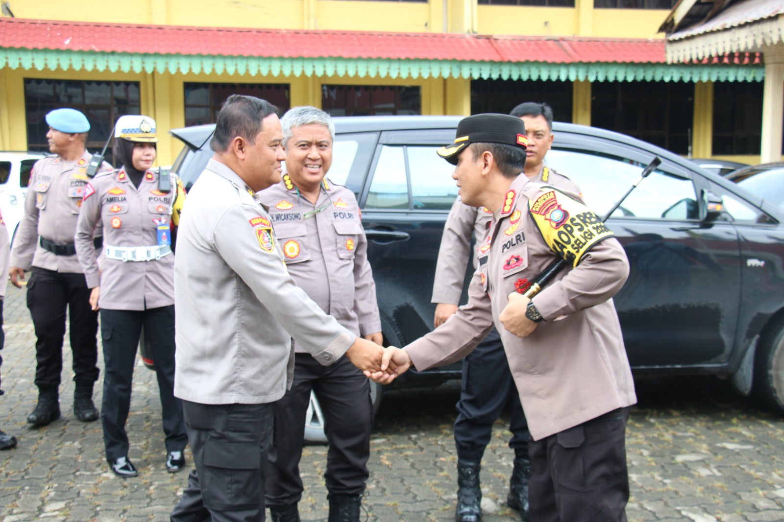 Kapolresta Barelang Menyambut Kedatangan Tim Pamatwil dari Mabes Polri Dalam Rangka Pengamanan ...